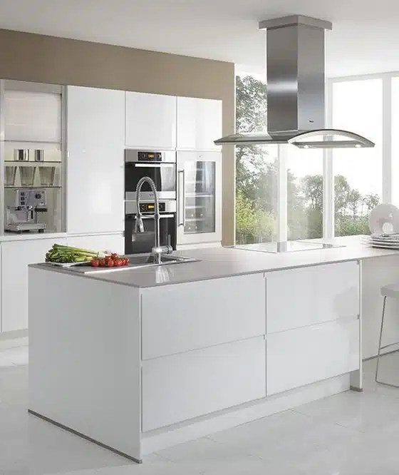 Cuisine Blanc Laqué Moderne - Votre partenaire d'installation de cuisine